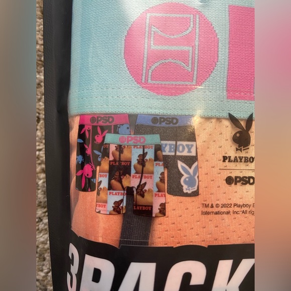 PSD | Underwear & Socks | Nwt Psd Playboy Boxer Brief 3 Pack Size ...